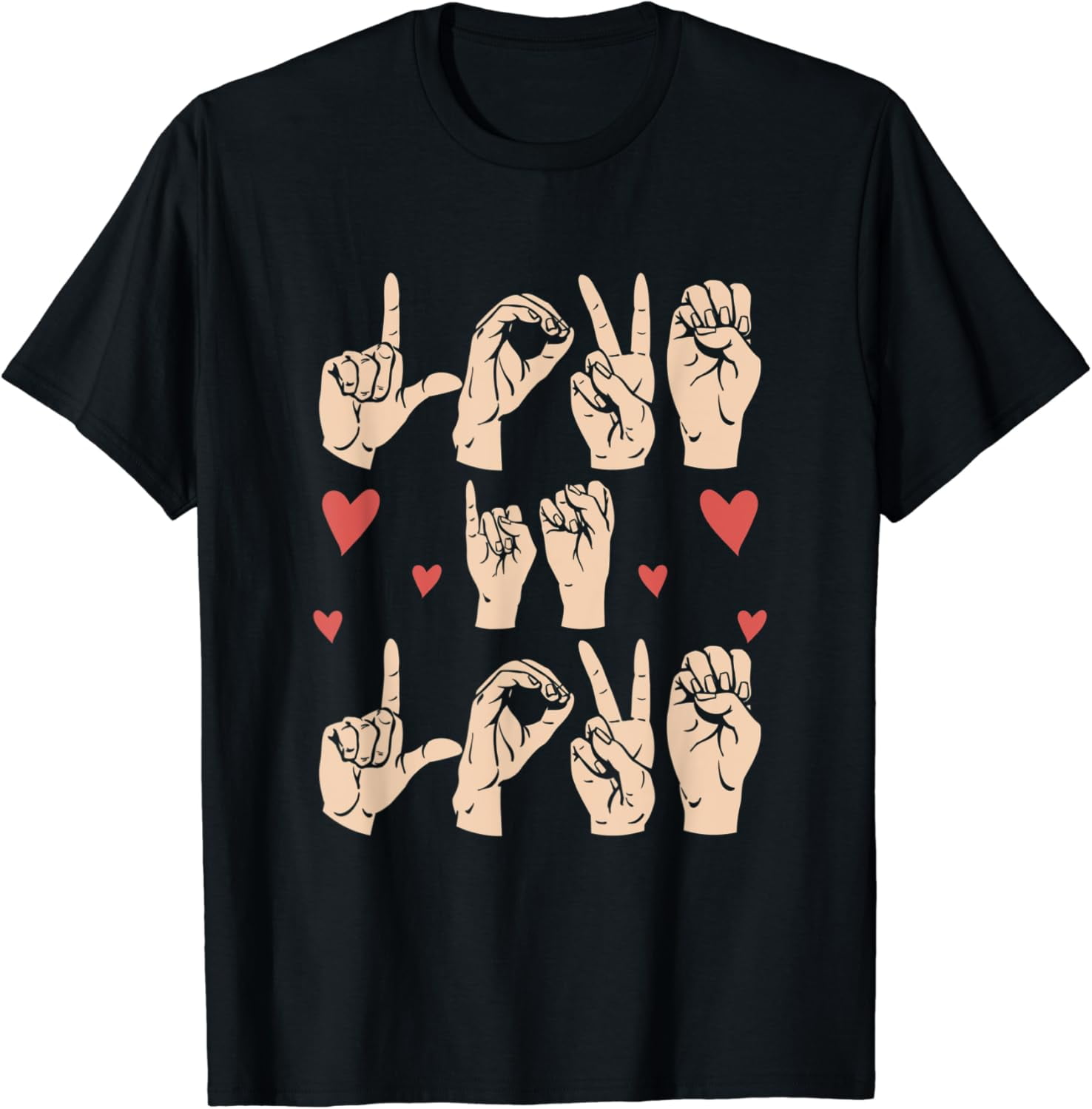 Sign Language ApparelSign language ASL T-Shirt - Walmart.com