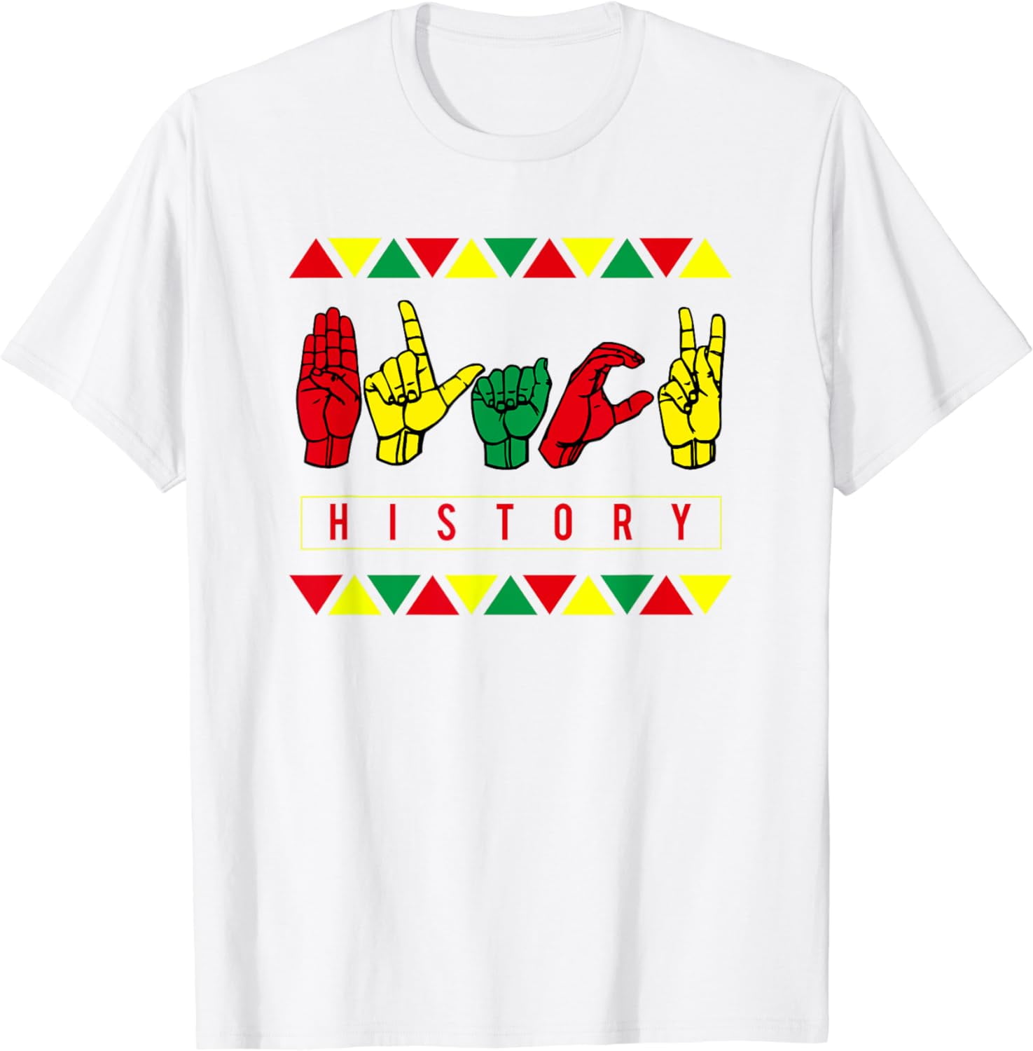 Sign Language Black History T-Shirt - Walmart.com