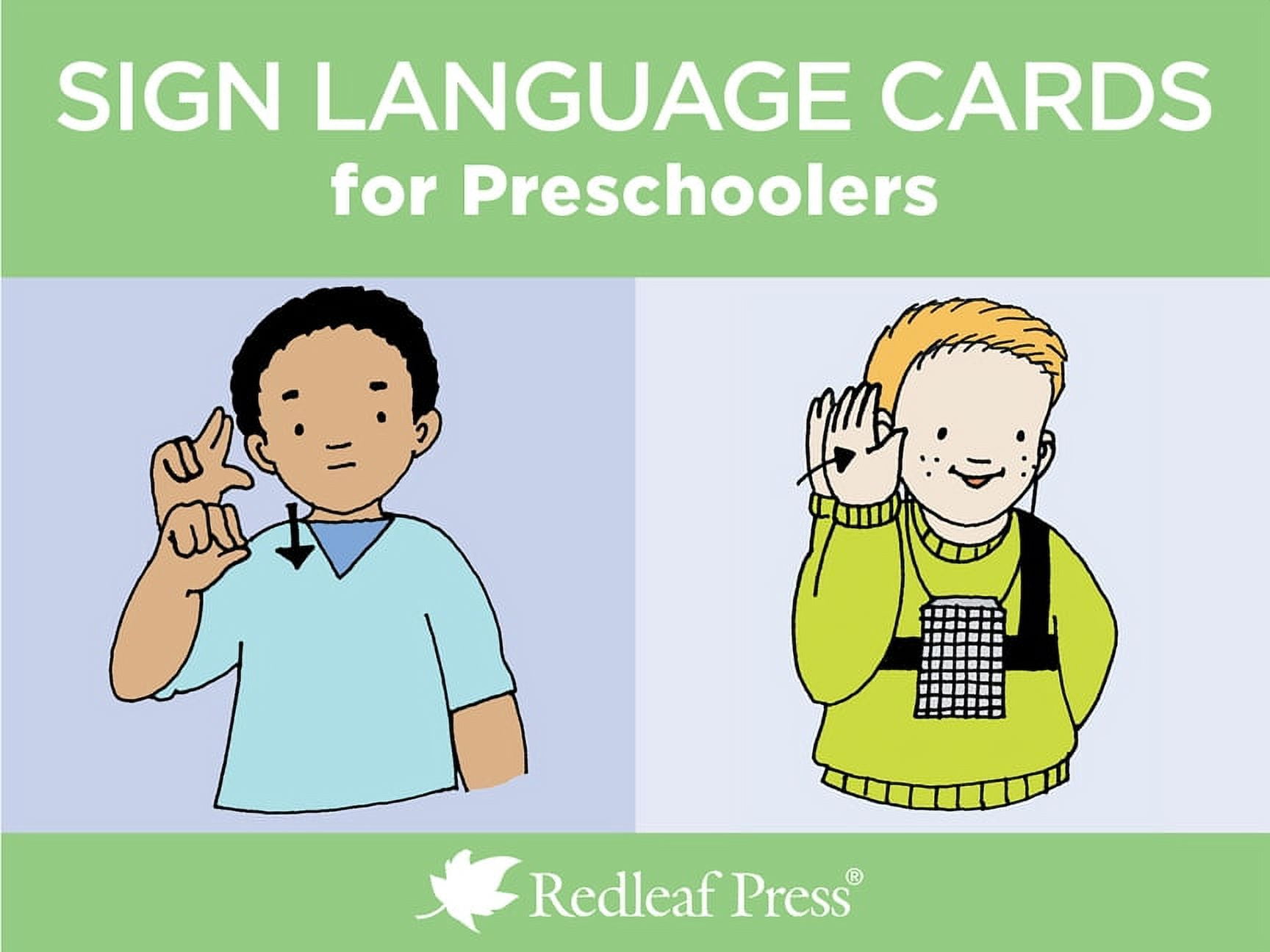 Sign Language Cards for Preschoolers (Other) - Walmart.com