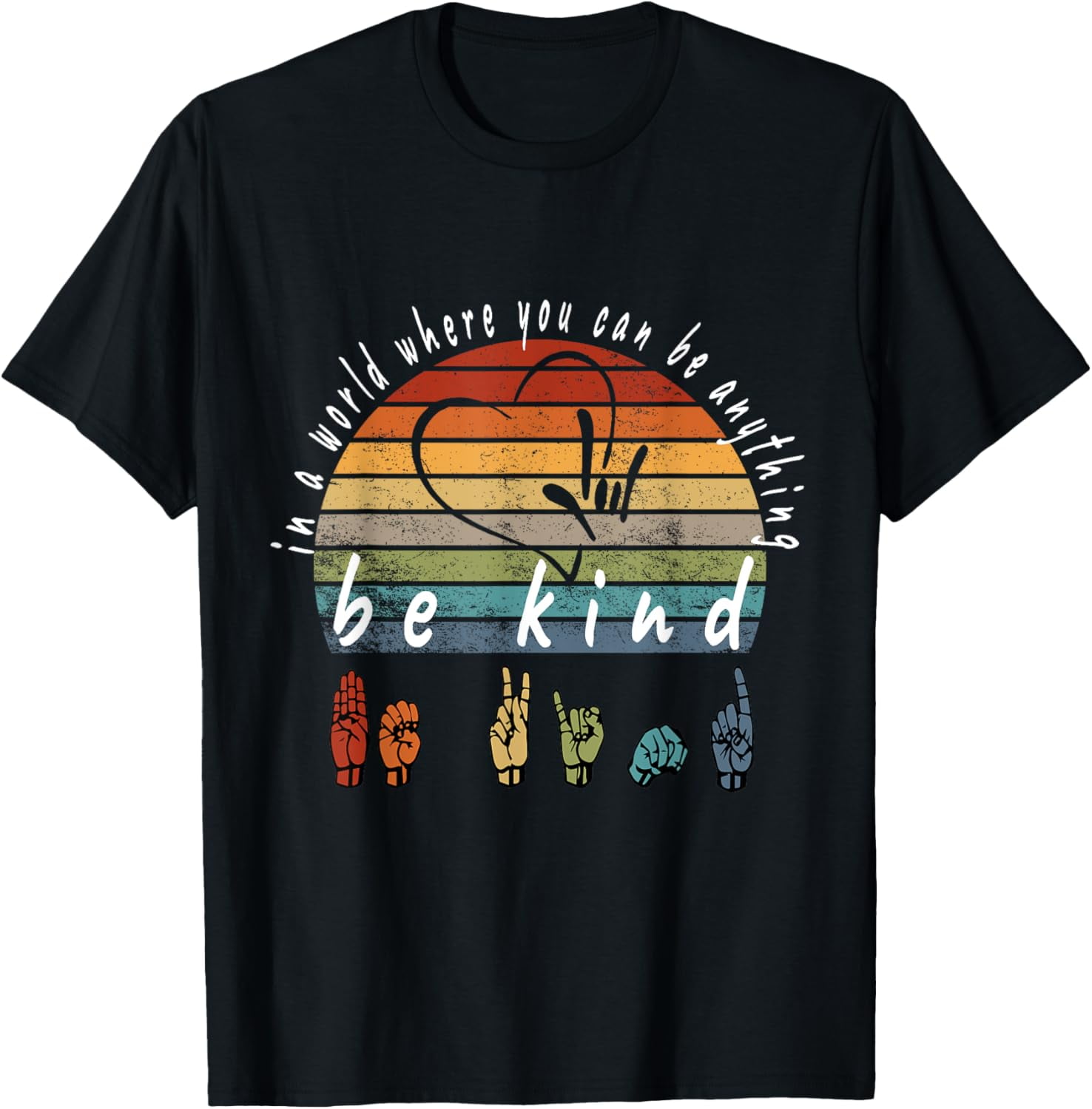 Sign Language In The World Where You Can Be Anything Be Kind Funny ...