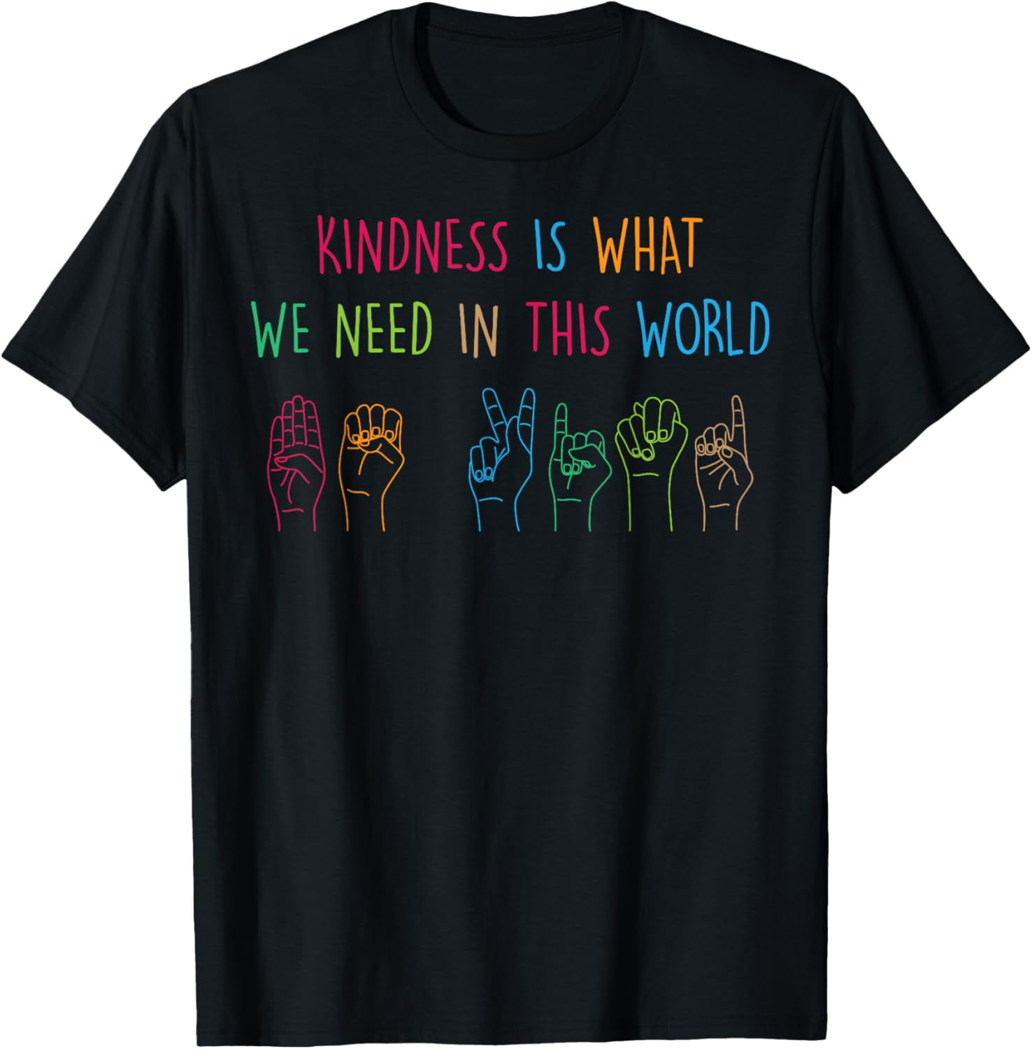 Sign Language - Kindness Is What We Need In This World Funny Creative ...