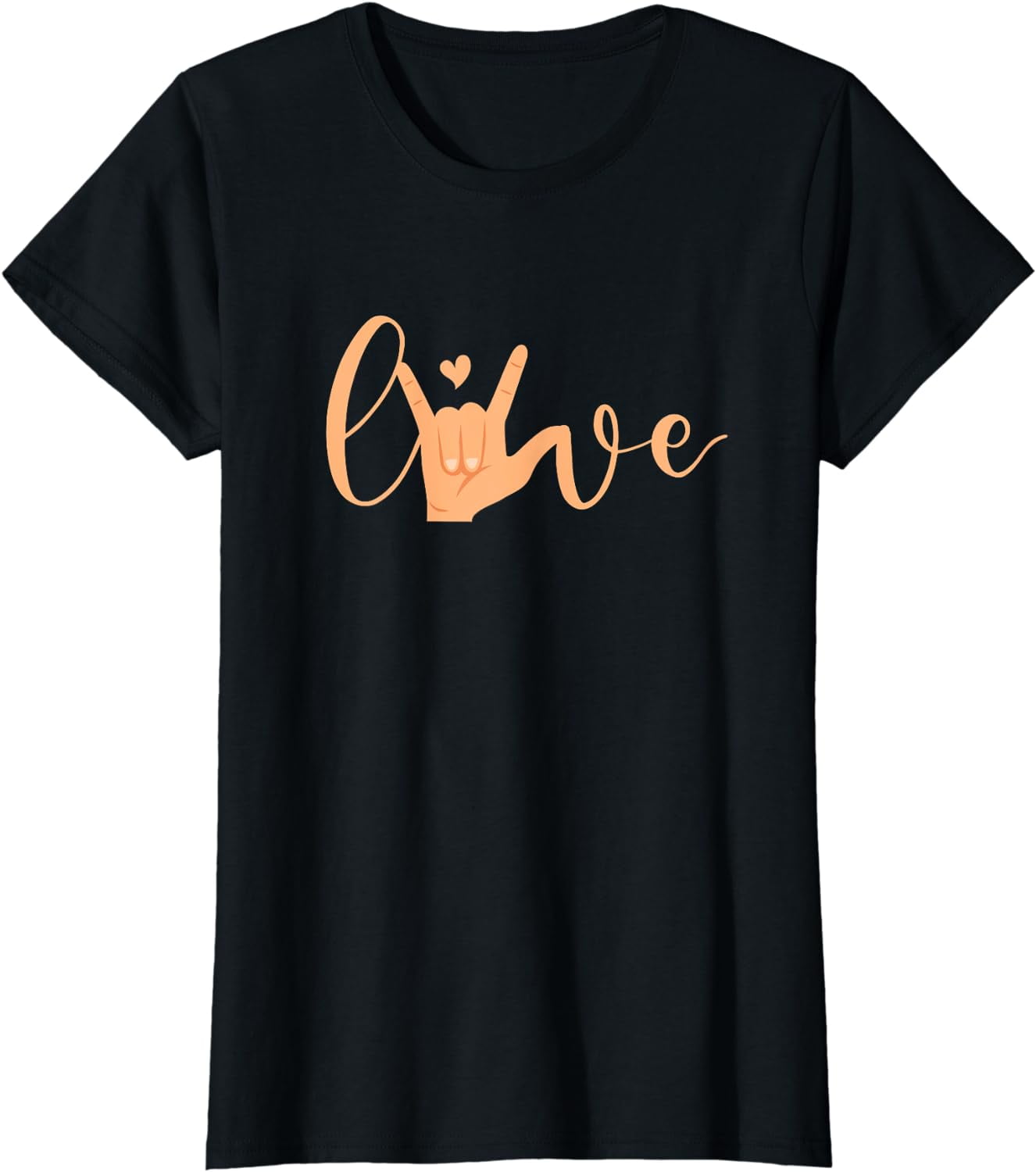 Sign Language Love - ASL Gifts For ASL Teacher Deaf Gifts T-Shirt ...