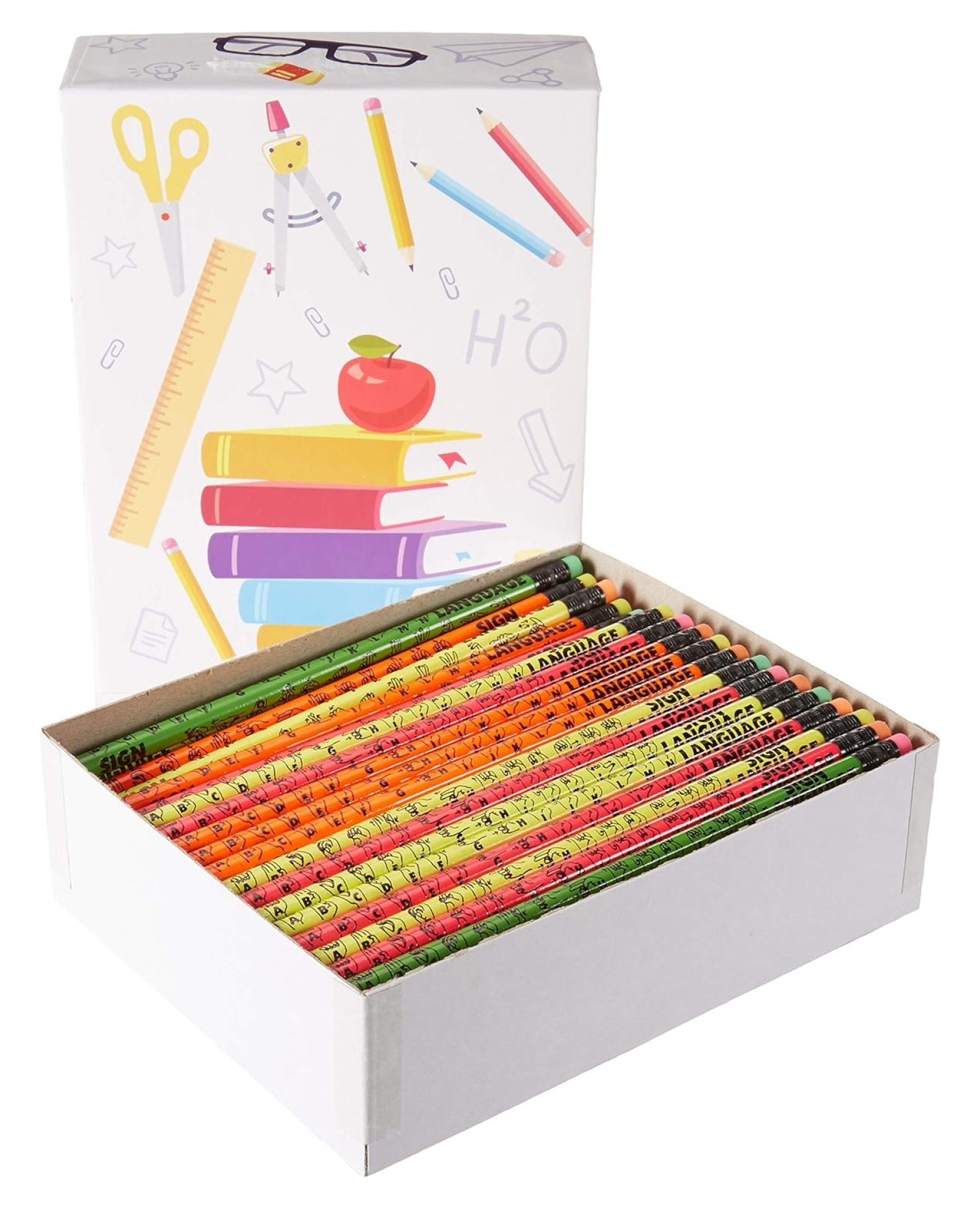 Sign Language Pencils (144 Pencils) 1 Count (Pack of 144) - Walmart.com