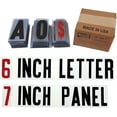 Sign Letters for Portable Road Signs 6" Letter on 7" Flexible Panel ...