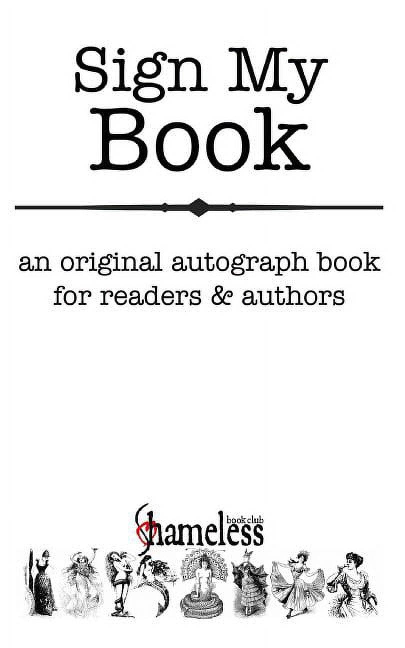 Sign My Book: An Original Autograph Book (Paperback) - Walmart.com