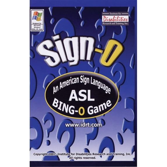 Sign-O ASL Bing-O Game for the Deaf on CD-Rom - Walmart.com