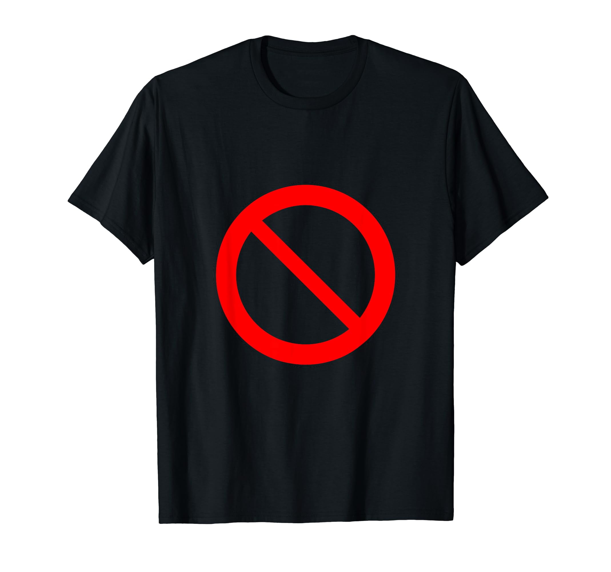 Sign PROHIBITED #2 T-Shirt - Walmart.com
