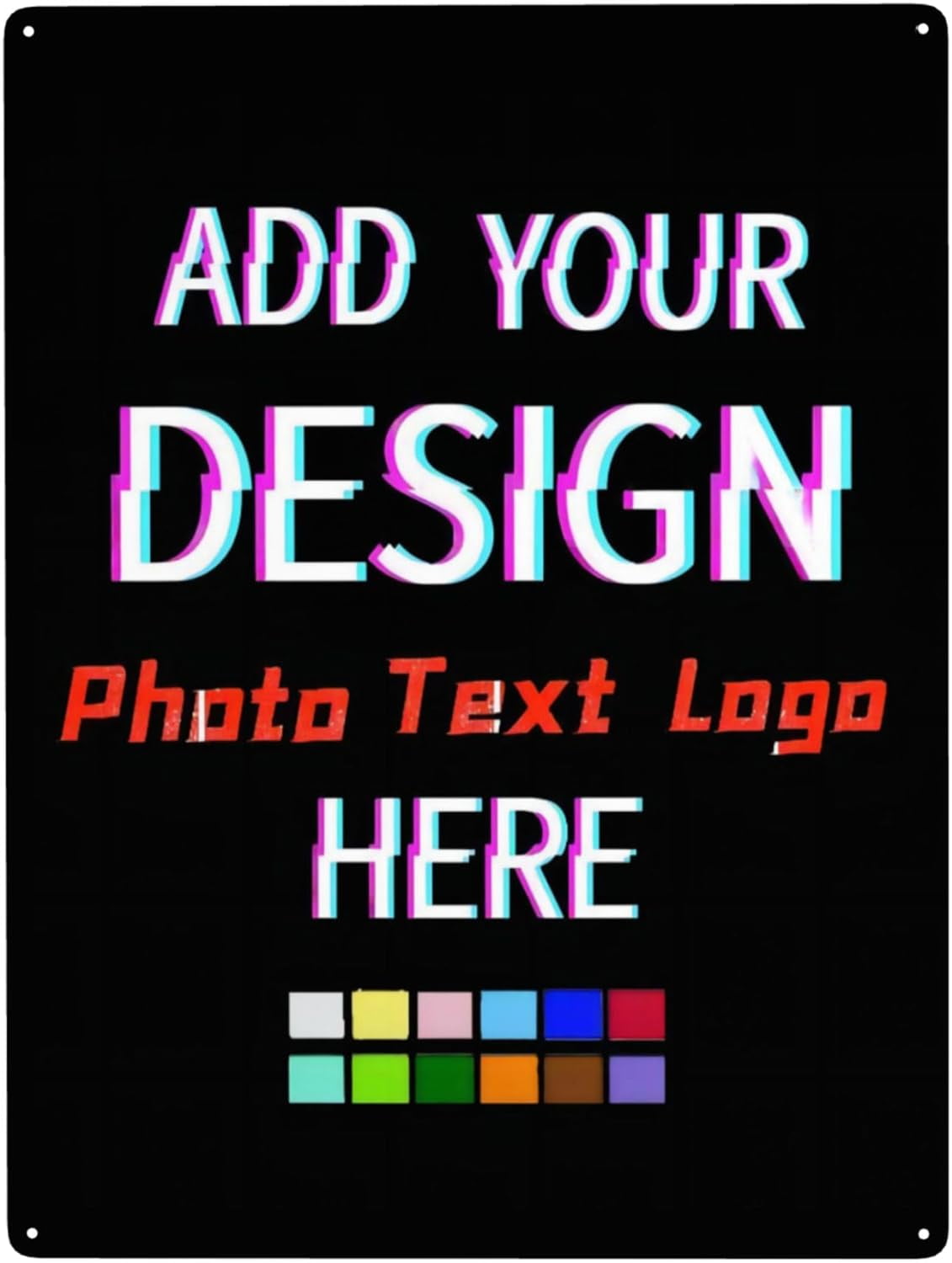 Sign Personalized Signs Design Your Own Text Photo Logo Name ...