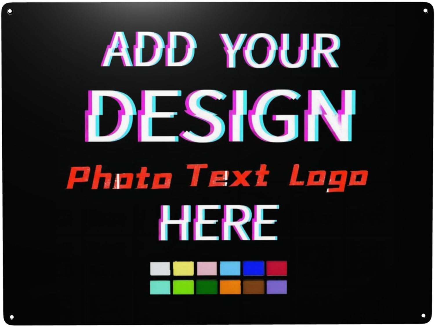 Sign Personalized Signs Design Your Own Text Photo Logo Name ...