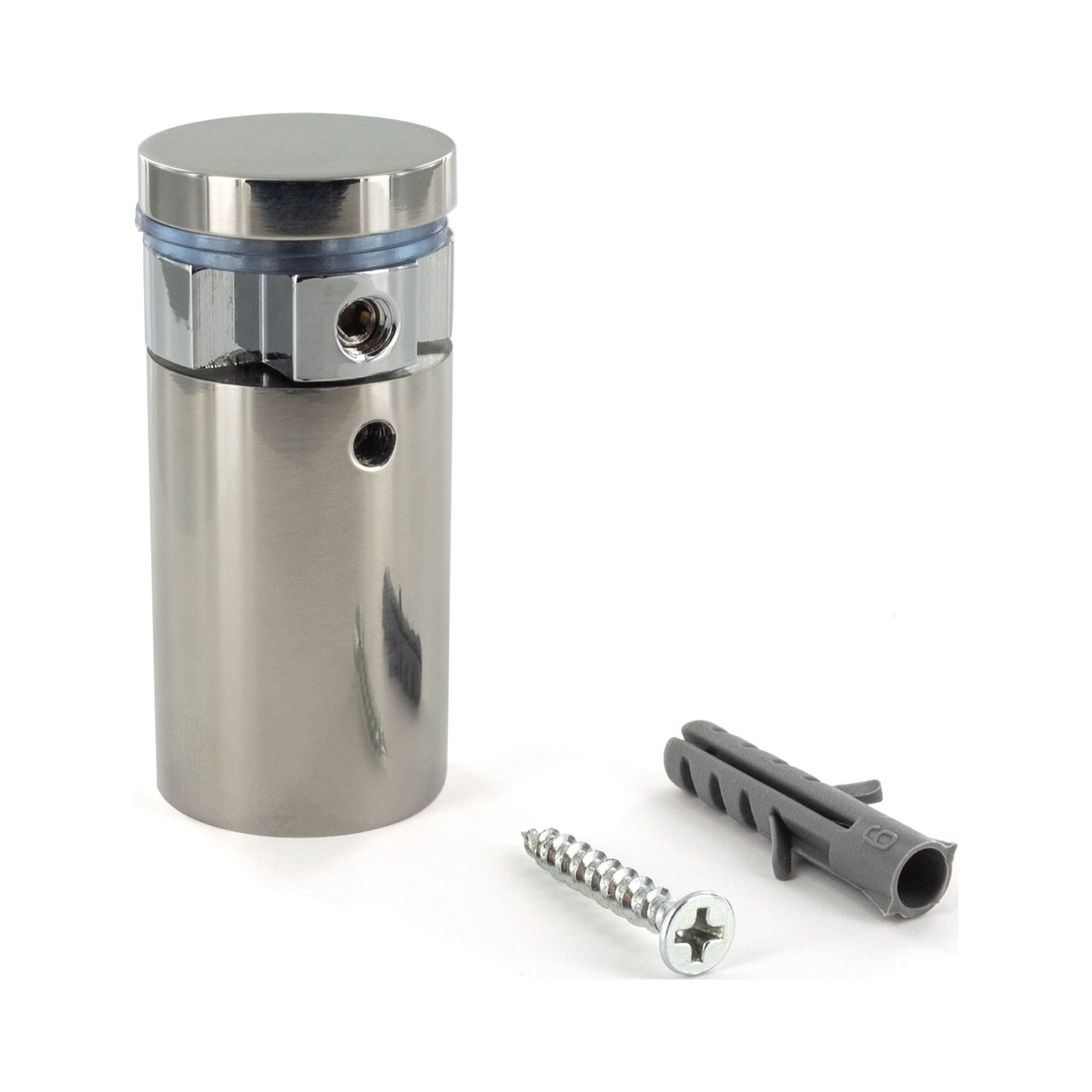 Sign Standoff 1" Diameter x 1-1/2" Barrel Length Polished Stainless ...