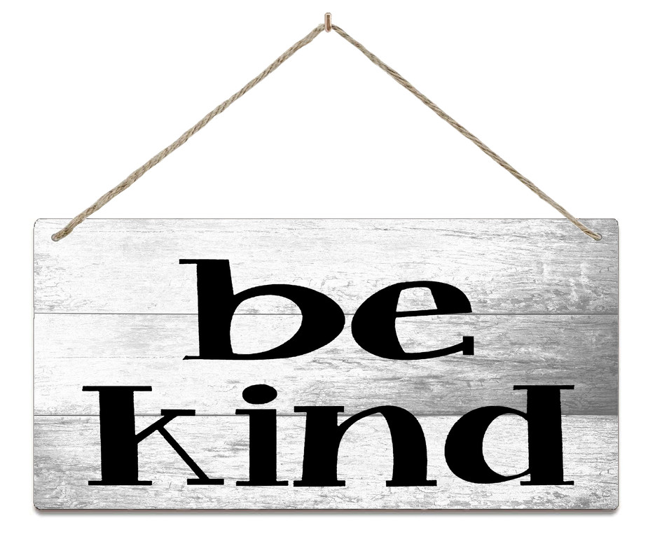 Sign Wall Art Definition Wood Plaque Be Kind Wood Plaque Hanging Sign ...