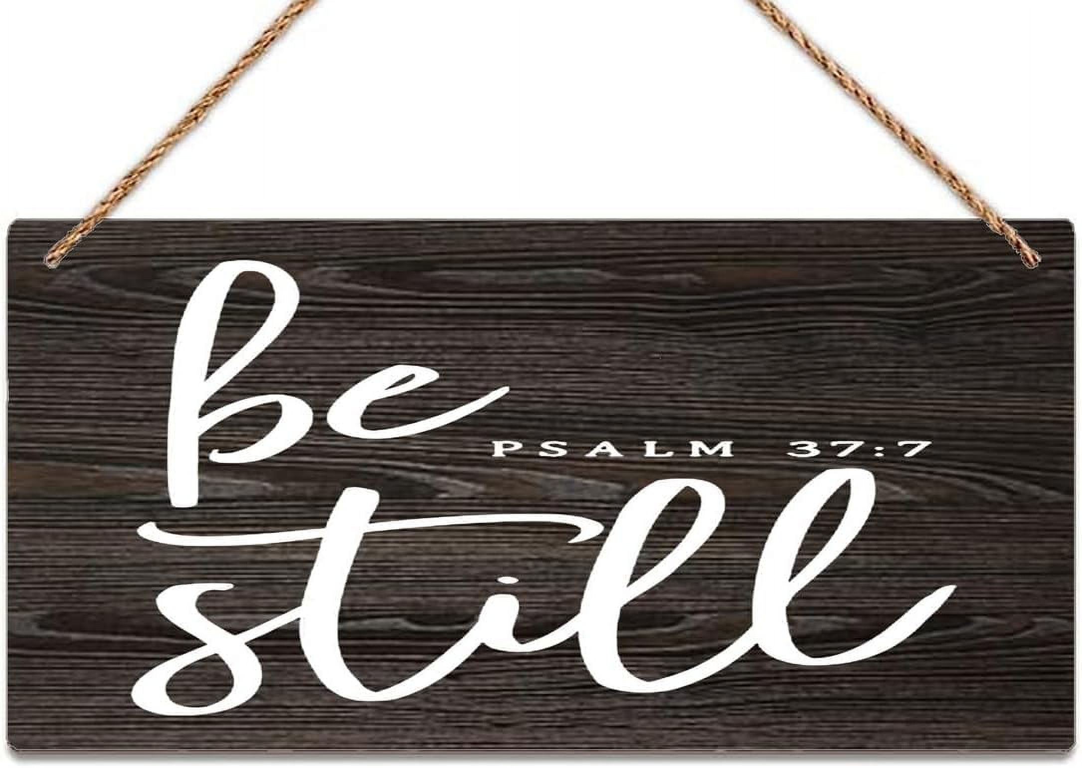 Sign Wall Art Definition Wood Plaque Be Still Sign Wood Be Still Sign ...