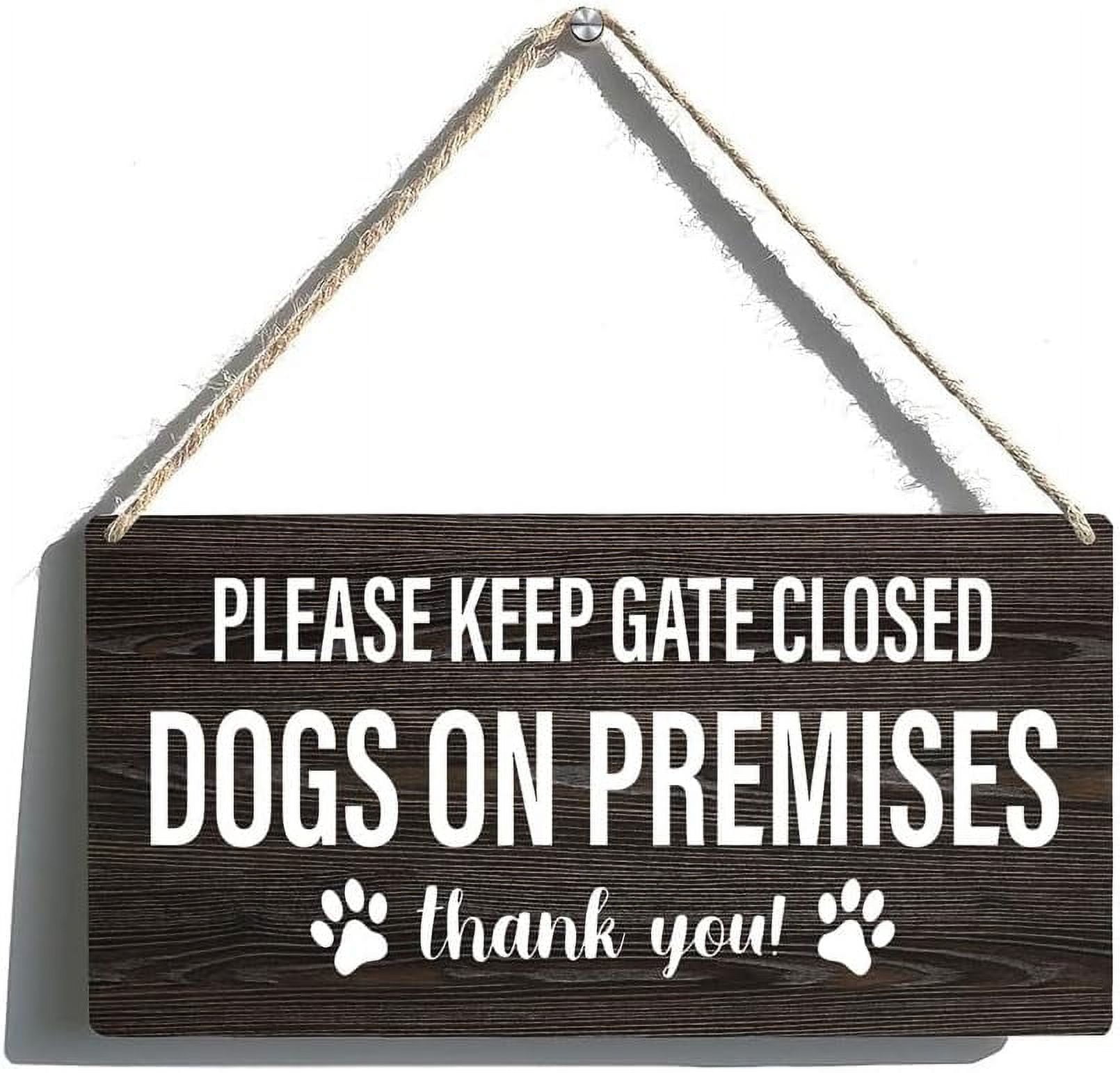 Sign Wall Art Definition Wood Plaque Dog Warning Wood Signs Please Keep ...