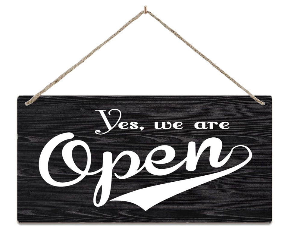 Sign Wall Art Definition Wood Plaque Open Sign Funny Wood Sign Home ...