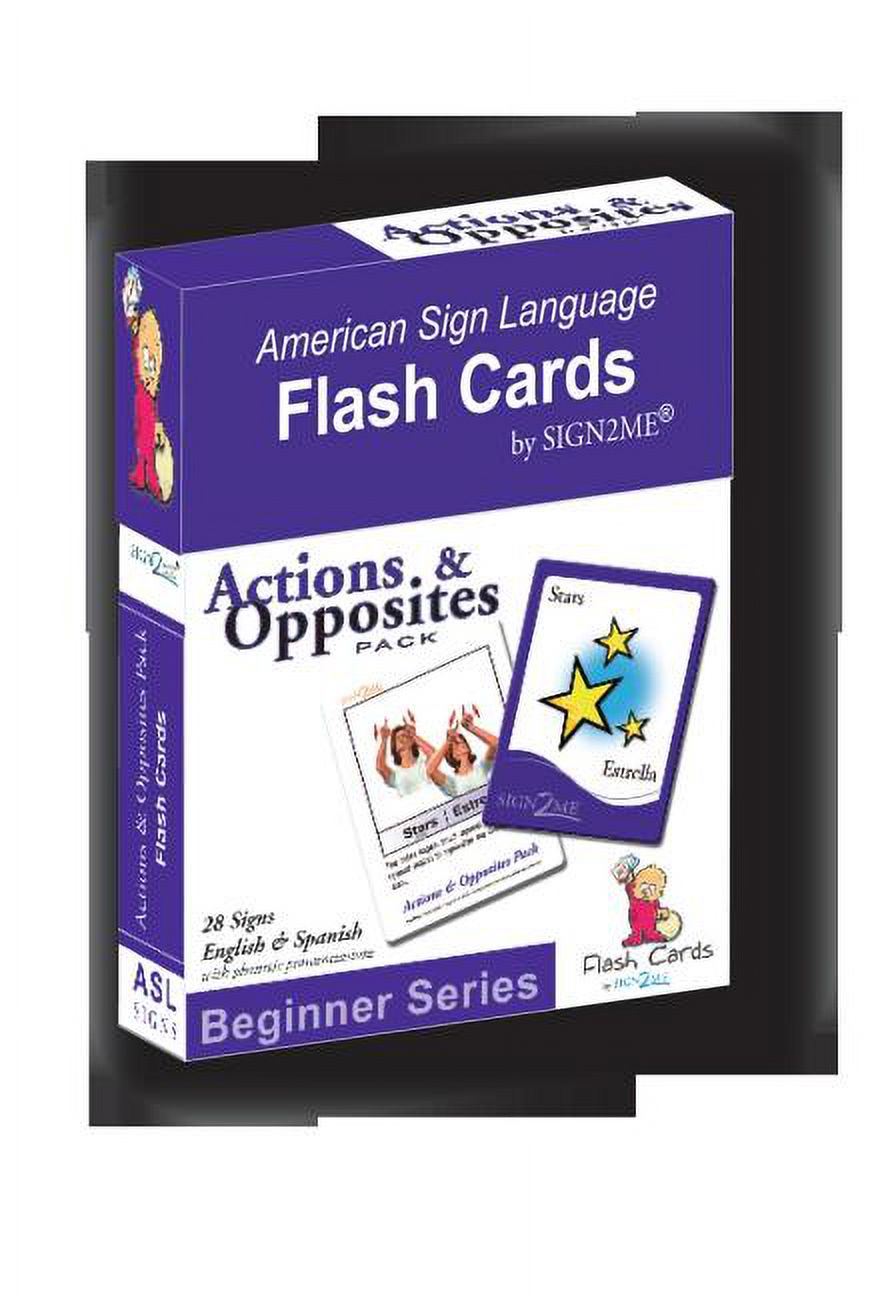 Sign2me Flash Cards: Beginner Series - Walmart.com