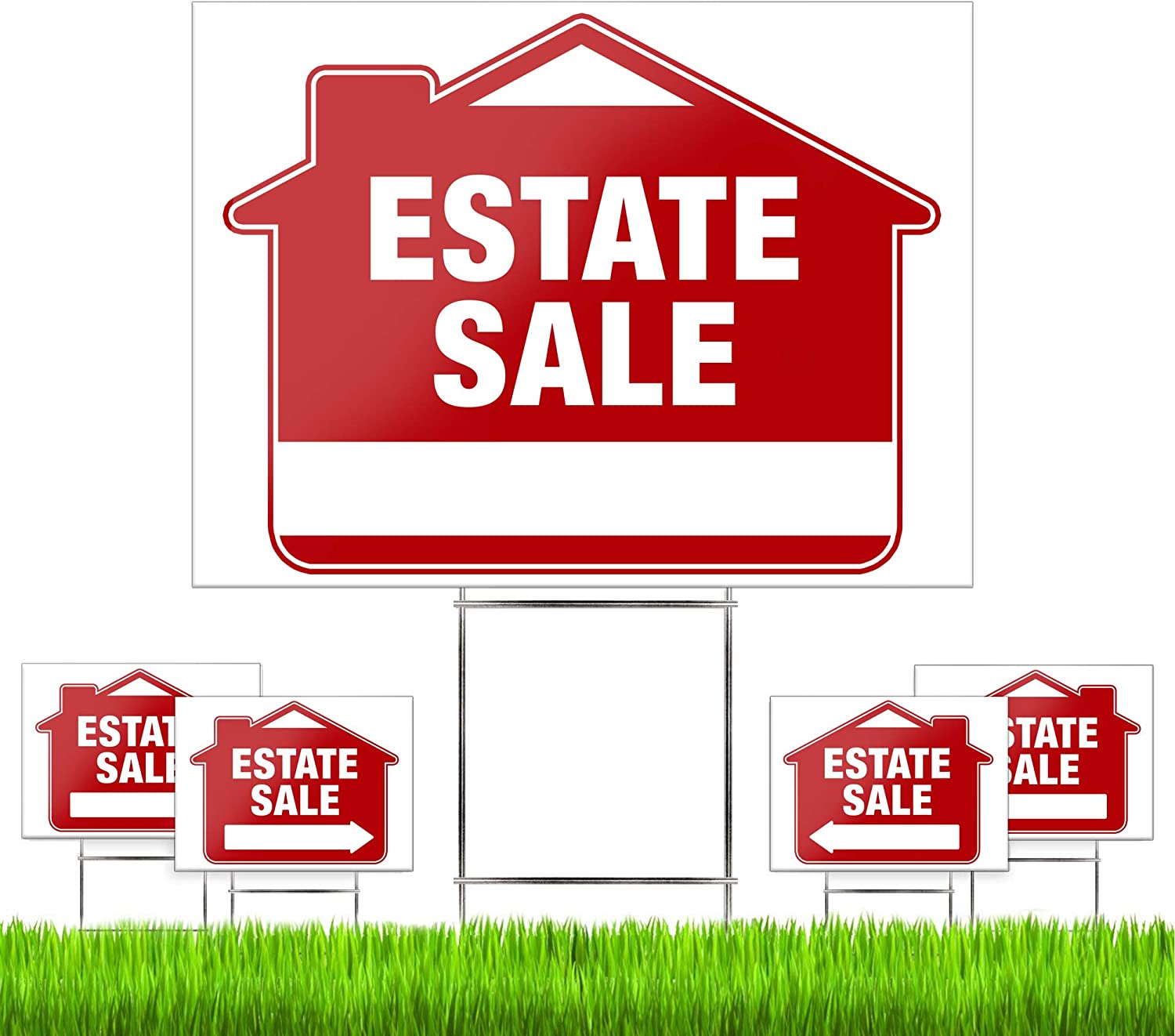 Hy-Ko Plastic Real Estate For Sale By Owner Sign With Frame, 14" X 41 ...