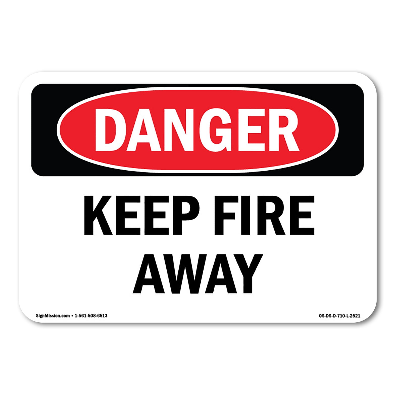 OSHA Danger Sign - Keep Clear Of Magnet Magnetic Hazard Can | Aluminum ...