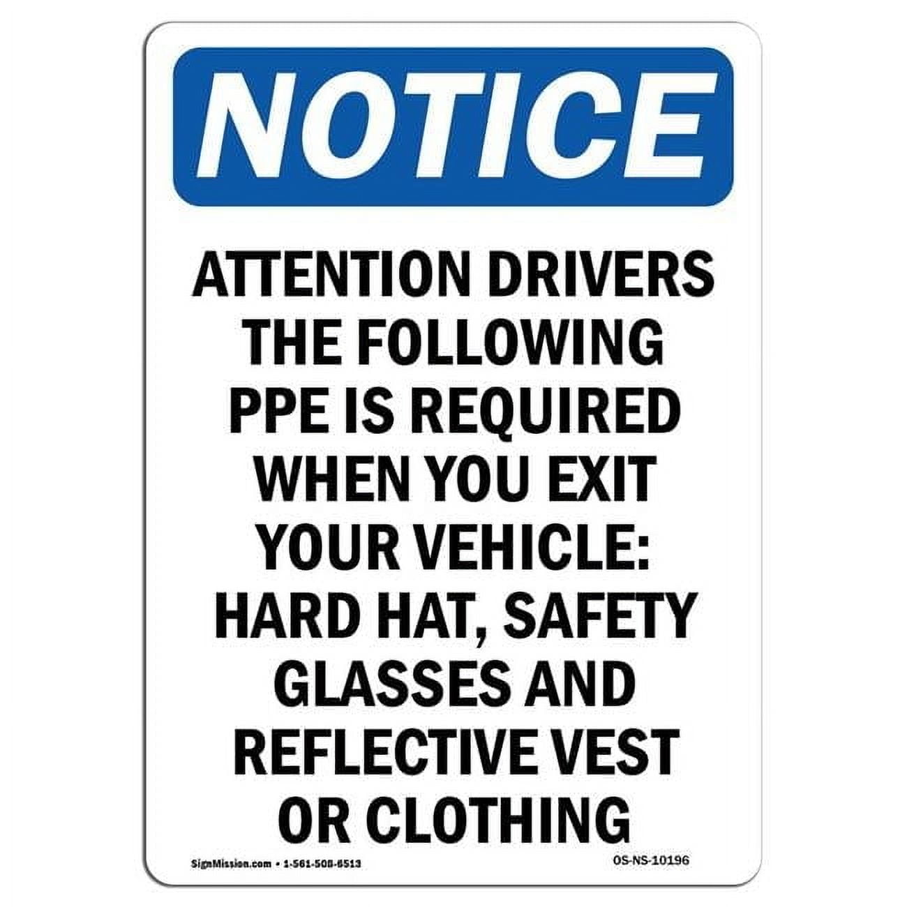 OSHA Notice Sign - Be Cautious Opening Door People May Be Exiting ...