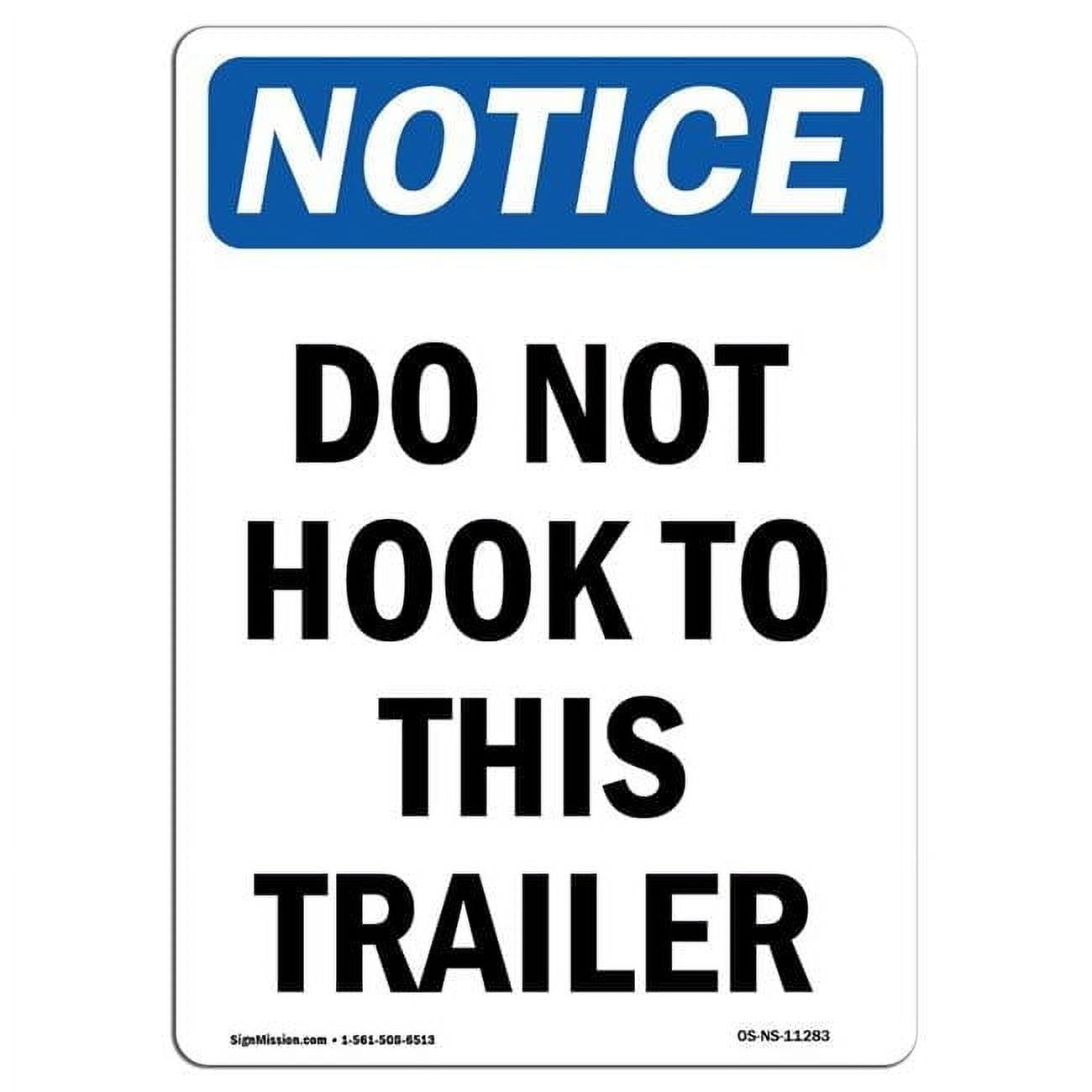OSHA Notice Sign - Do Not Weld Sensitive Electronic | Aluminum Sign ...