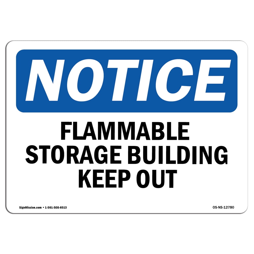 SignMission OS-NS-A-1014-L-12780 10 x 14 in. OSHA Notice Sign ...