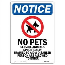 SignMission 10 x 14 in. Tall Pet Alert Aluminum Sign with Save Our Pets ...