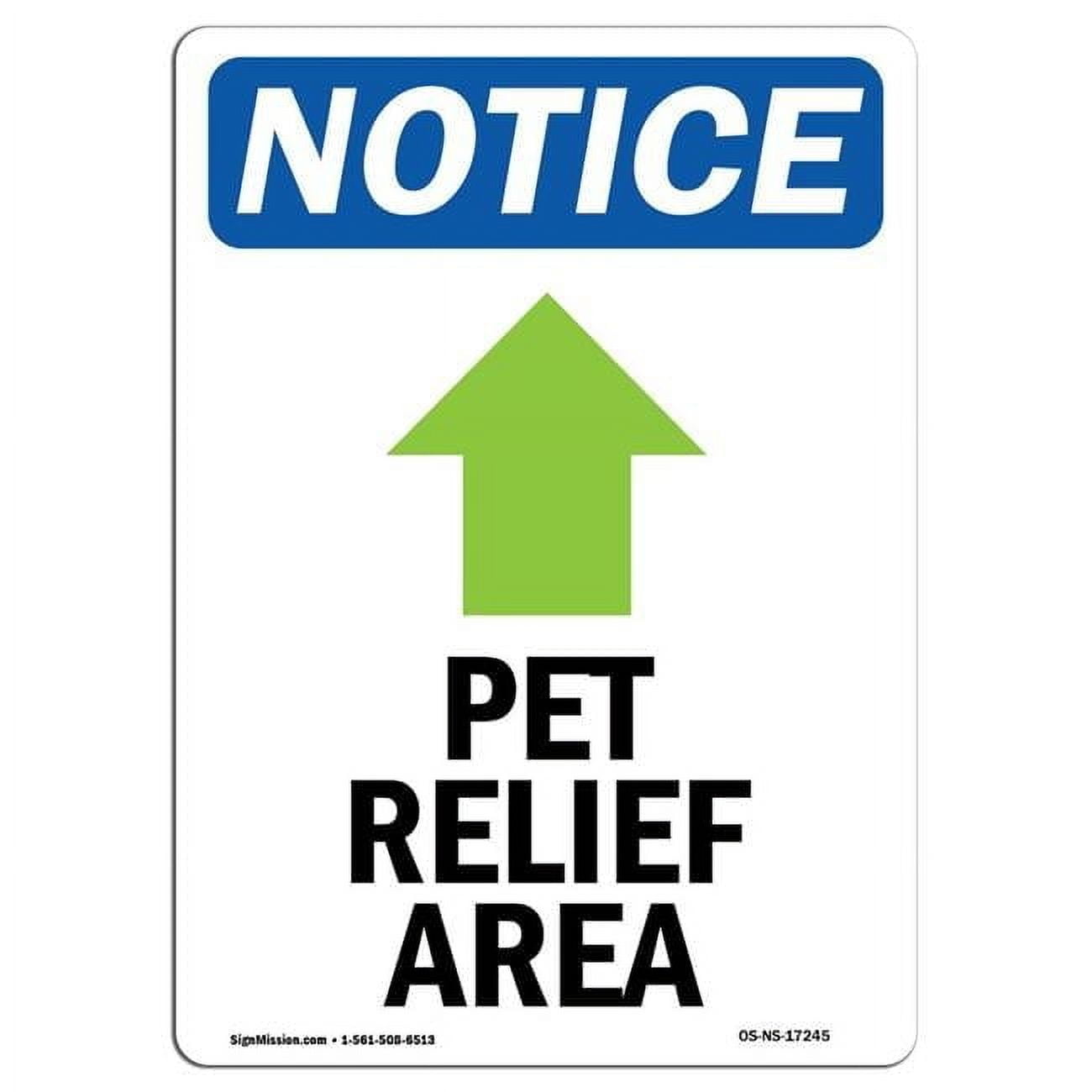 SignMission OS-NS-A-1014-V-17245 10 x 14 in. OSHA Notice Sign - Pet ...