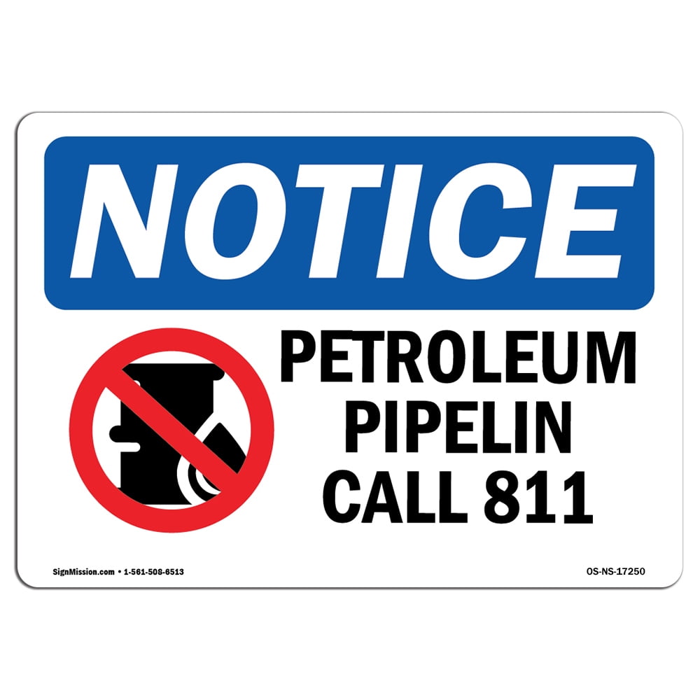 SignMission OS-NS-A-1014-L-17250 10 x 14 in. OSHA Notice Sign ...