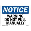 SignMission 12 x 18 in. OSHA Notice Sign - Please Close & Lock Door ...