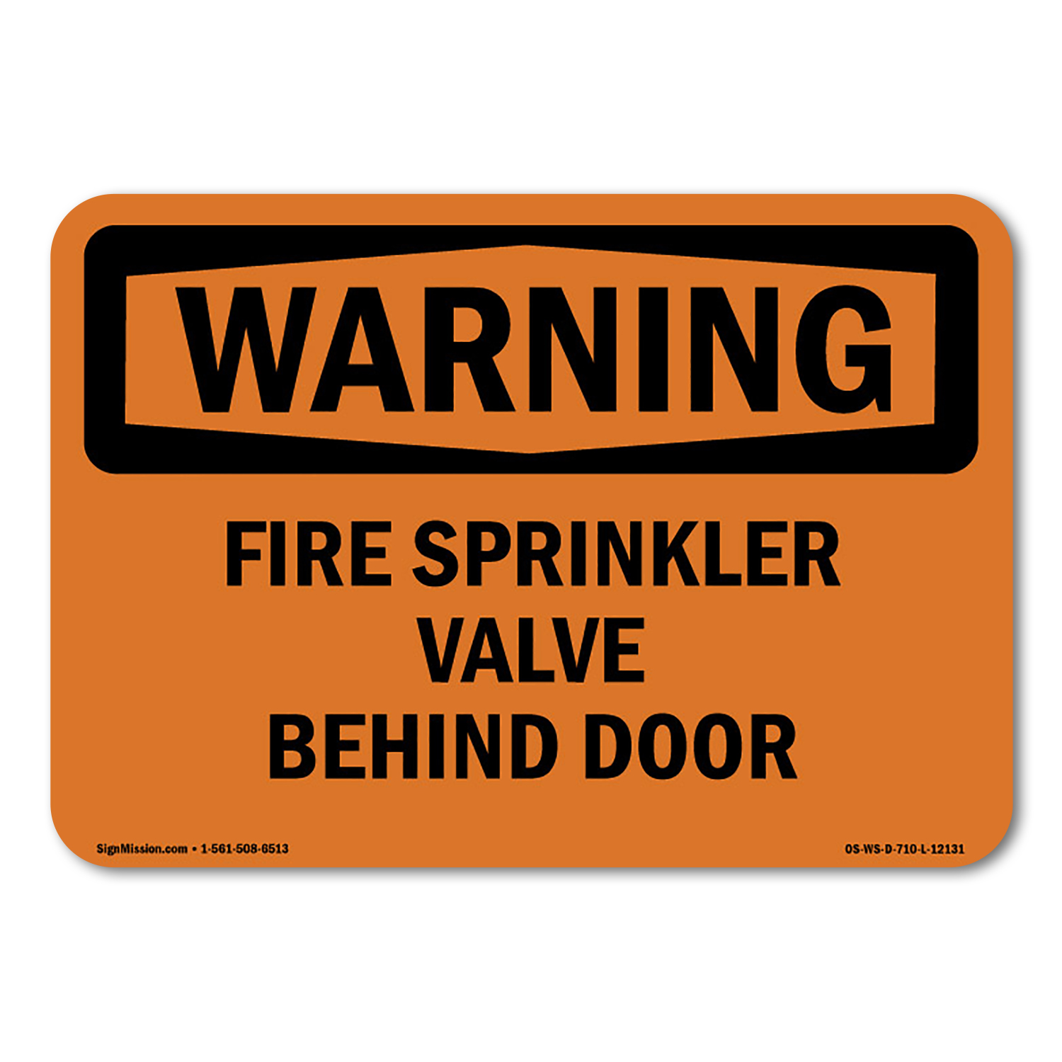 SignMission OS-WS-A-1014-L-12131 10 x 14 in. OSHA Warning Sign - Fire ...