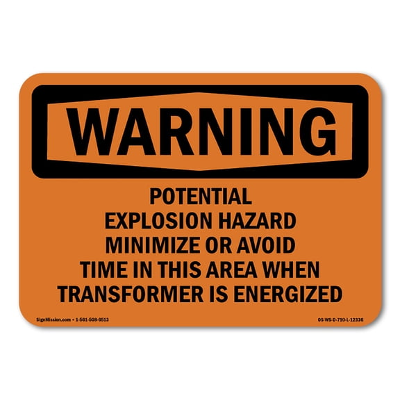 OSHA WARNING Sign - Electrical Hazard Disconnect With Symbol | Decal ...