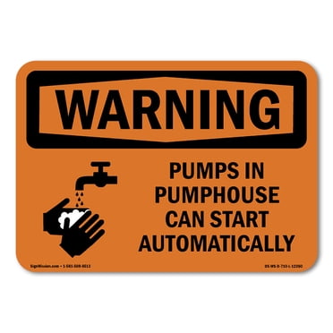 OSHA WARNING Sign - Horn Or Light Indicates A Refrigerant Or | Aluminum ...