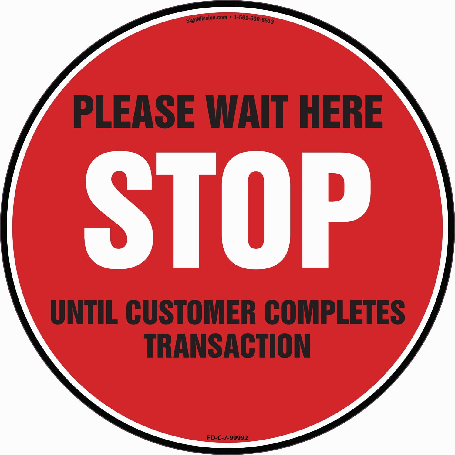 SignMission 11 in. Non-Slip Floor Graphic Coronavirus Vinyl Decal ...