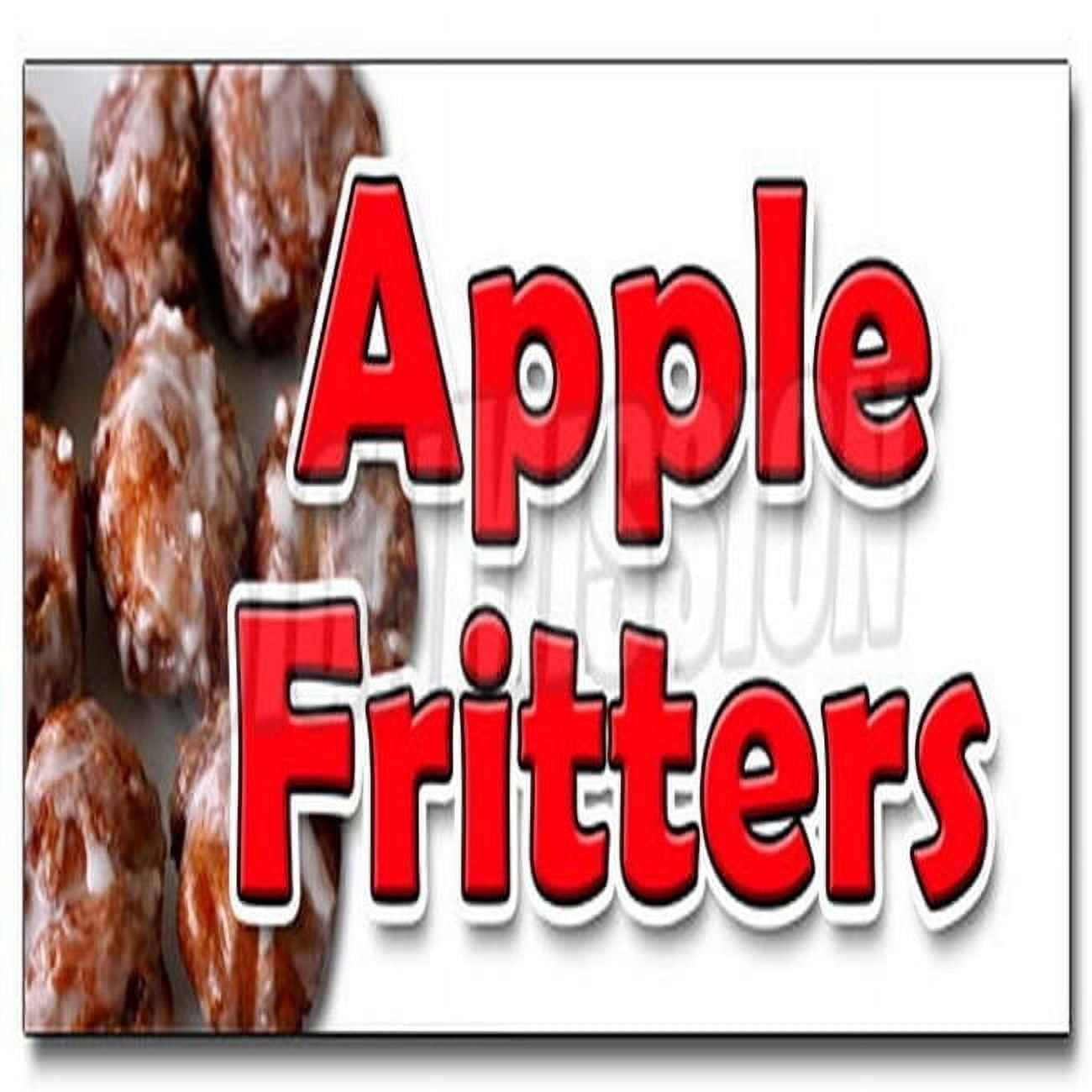 SignMission 12 in. Apple Fritters Decal Sticker - Baker Sweets Pastries ...