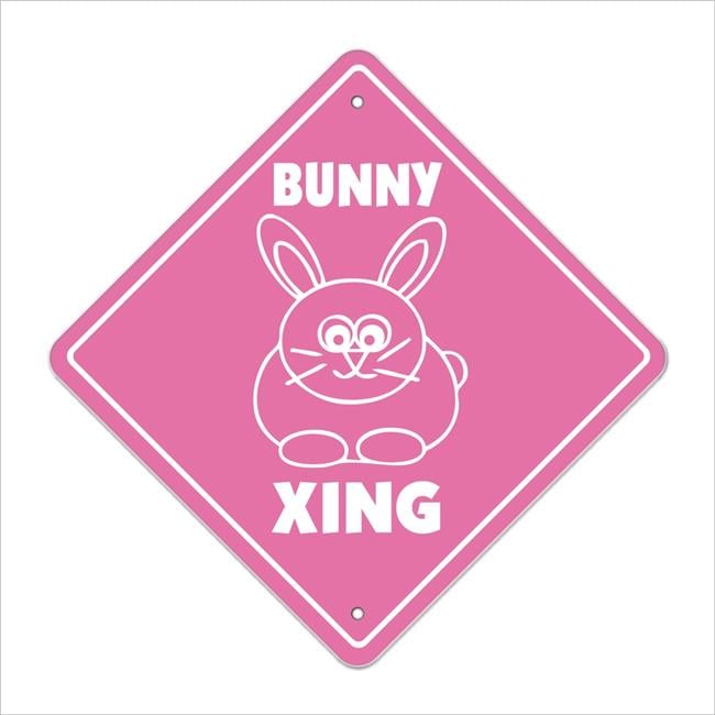 SignMission 12 in. Bunny Zone Xing Crossing Sign - Walmart.com