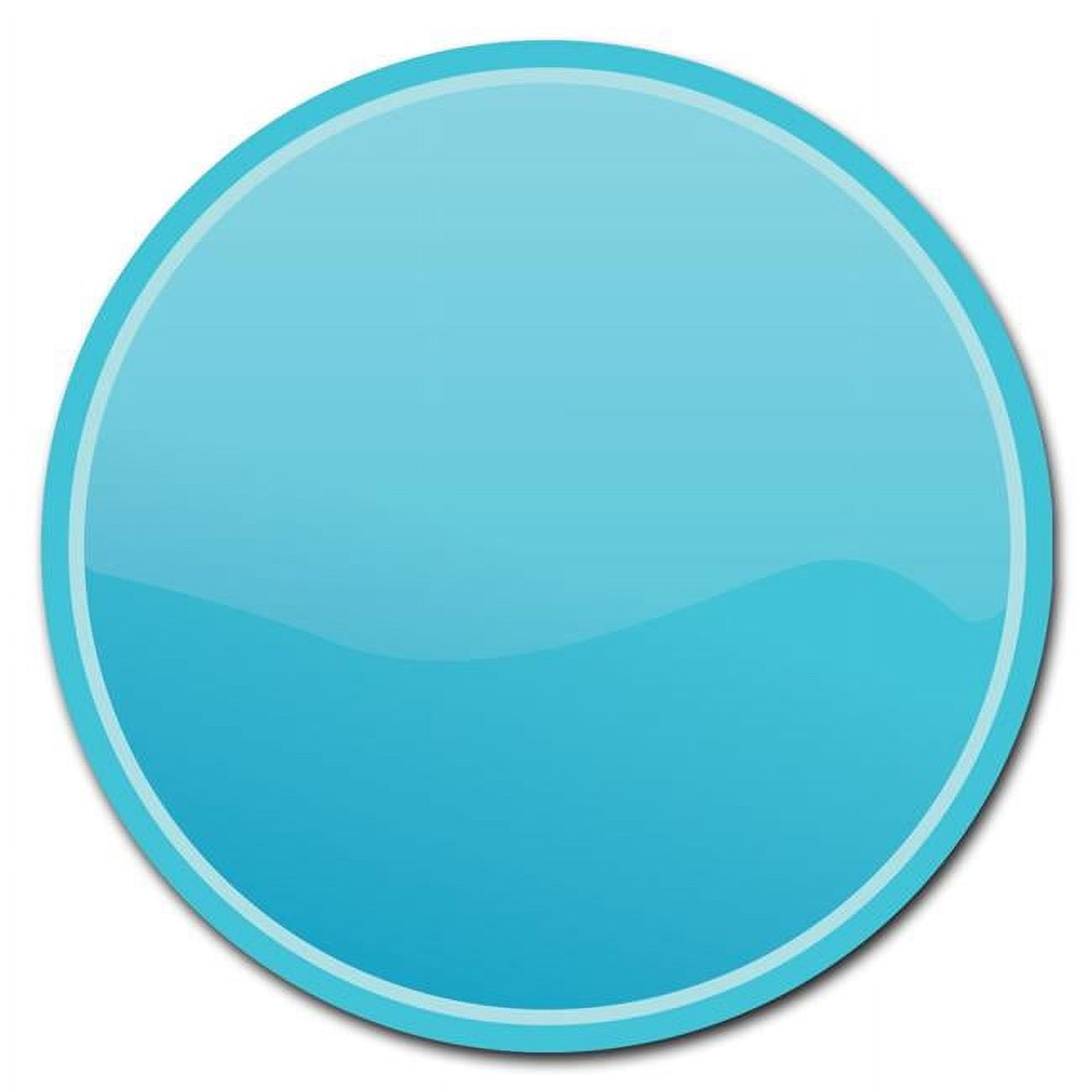 SignMission 12 in. Circular Rigid Plastic Sign - Light Blue - Walmart.com