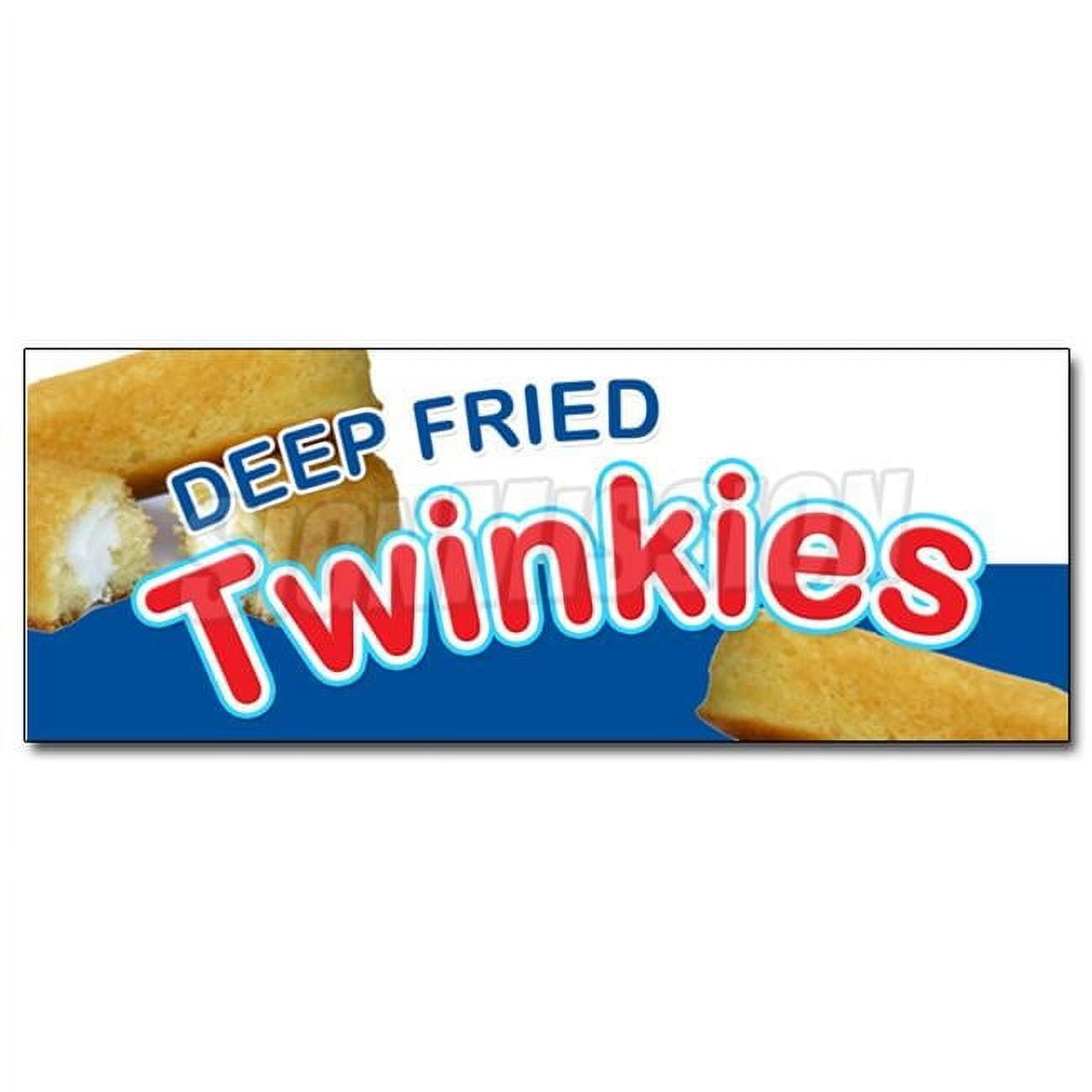 SignMission 12 in. Deep Fried Twinkies Decal Sticker - Walmart.com