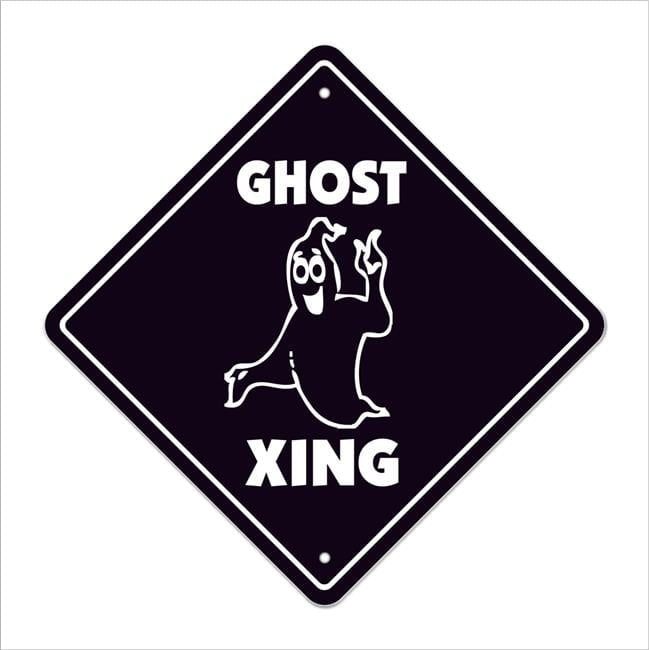 SignMission 12 in. Ghost Zone Xing Crossing Sign - Walmart.com