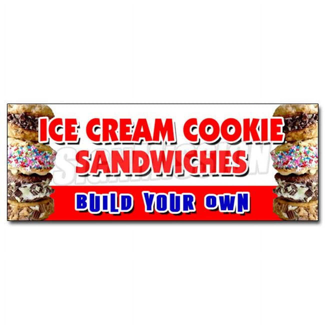 Signmission 12 In Ice Cream Cookie Sandwiches Build Your Own Decal