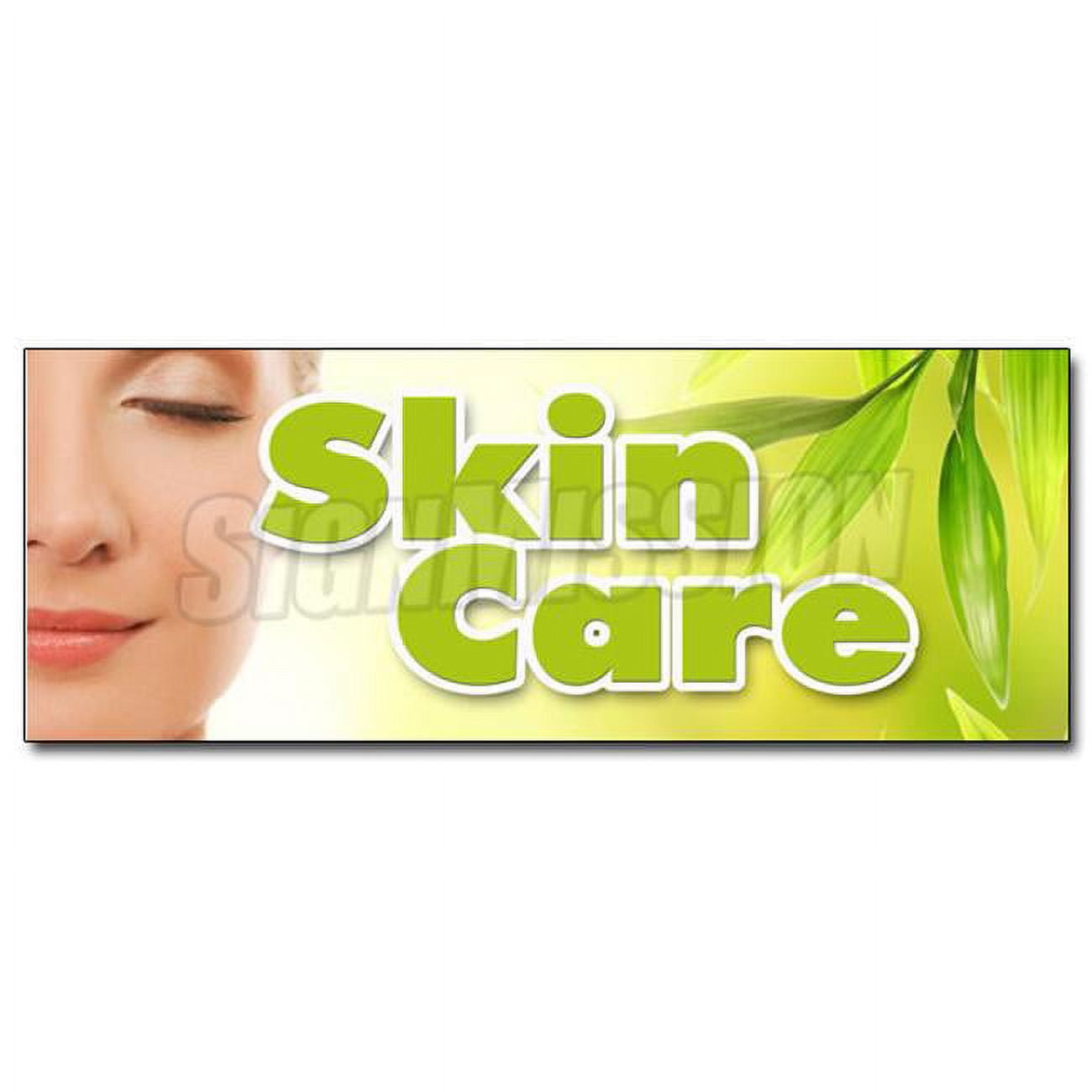 SignMission 12 in. Skin Care Decal Sticker - Esthetician Spa Massage ...