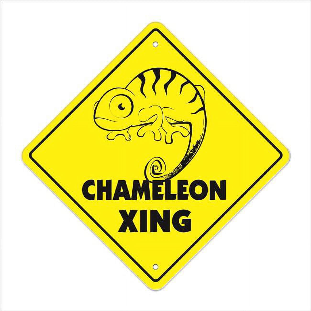 SignMission 12 x 12 in. Chameleon Crossing Zone Xing Sign - Walmart.com