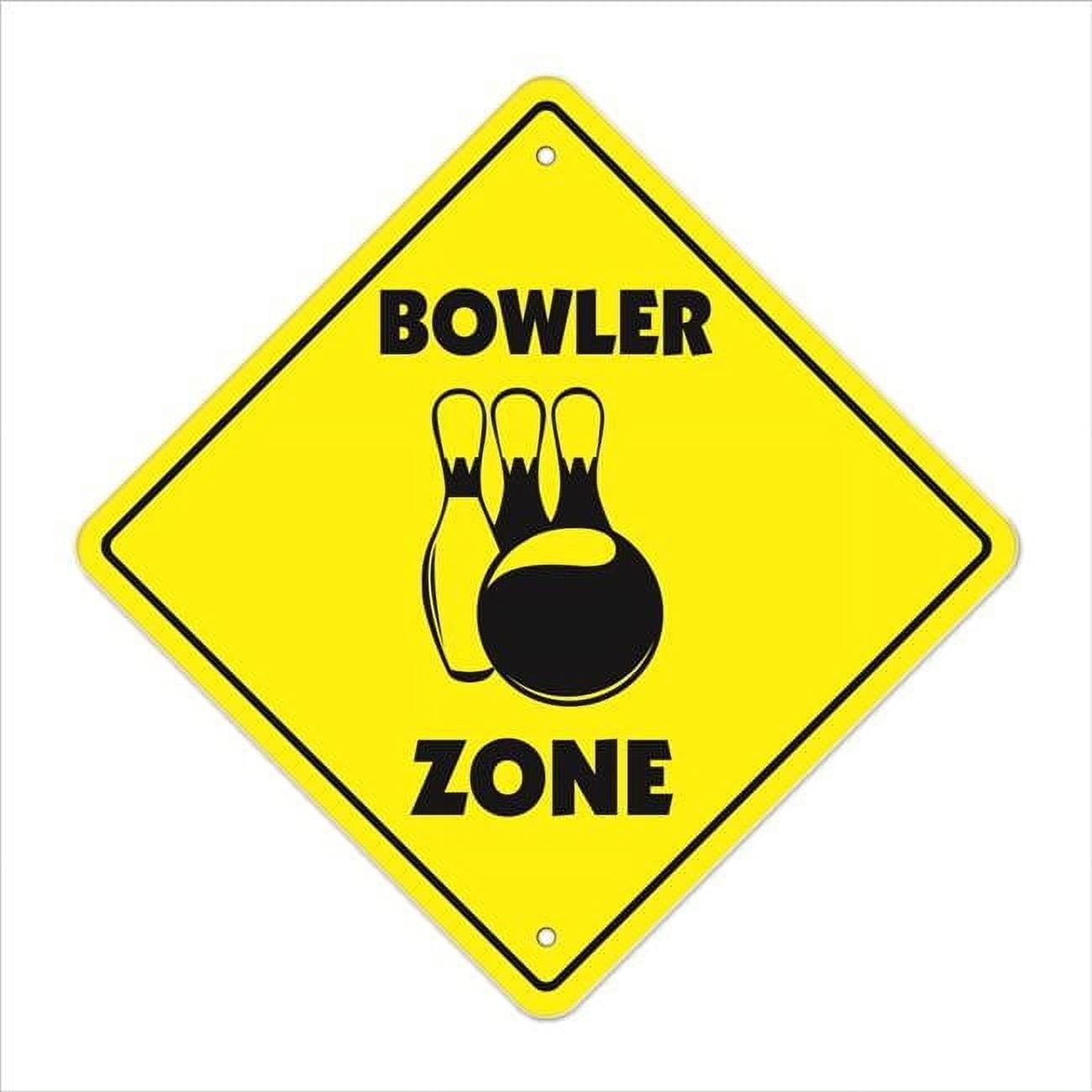 SignMission 12 x 12 in. Zone Xing Crossing Sign - Bowler - Walmart.com
