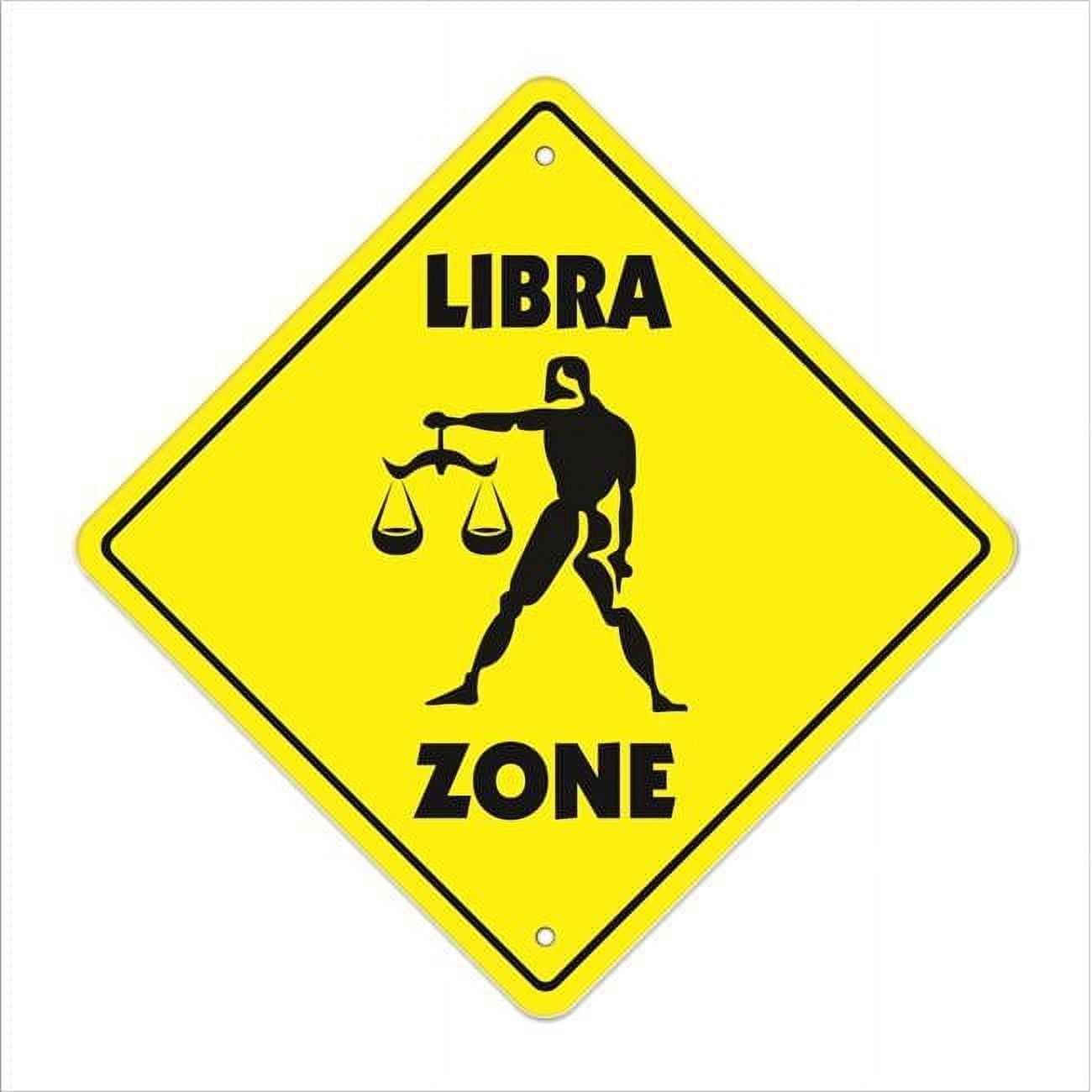 SignMission 12 x 12 in. Zone Xing Crossing Sign - Libra - Walmart.com