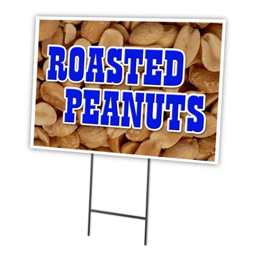 SignMission C-1216-DS-Roasted Peanuts1 12 x 16 in. Roasted Peanuts1 ...