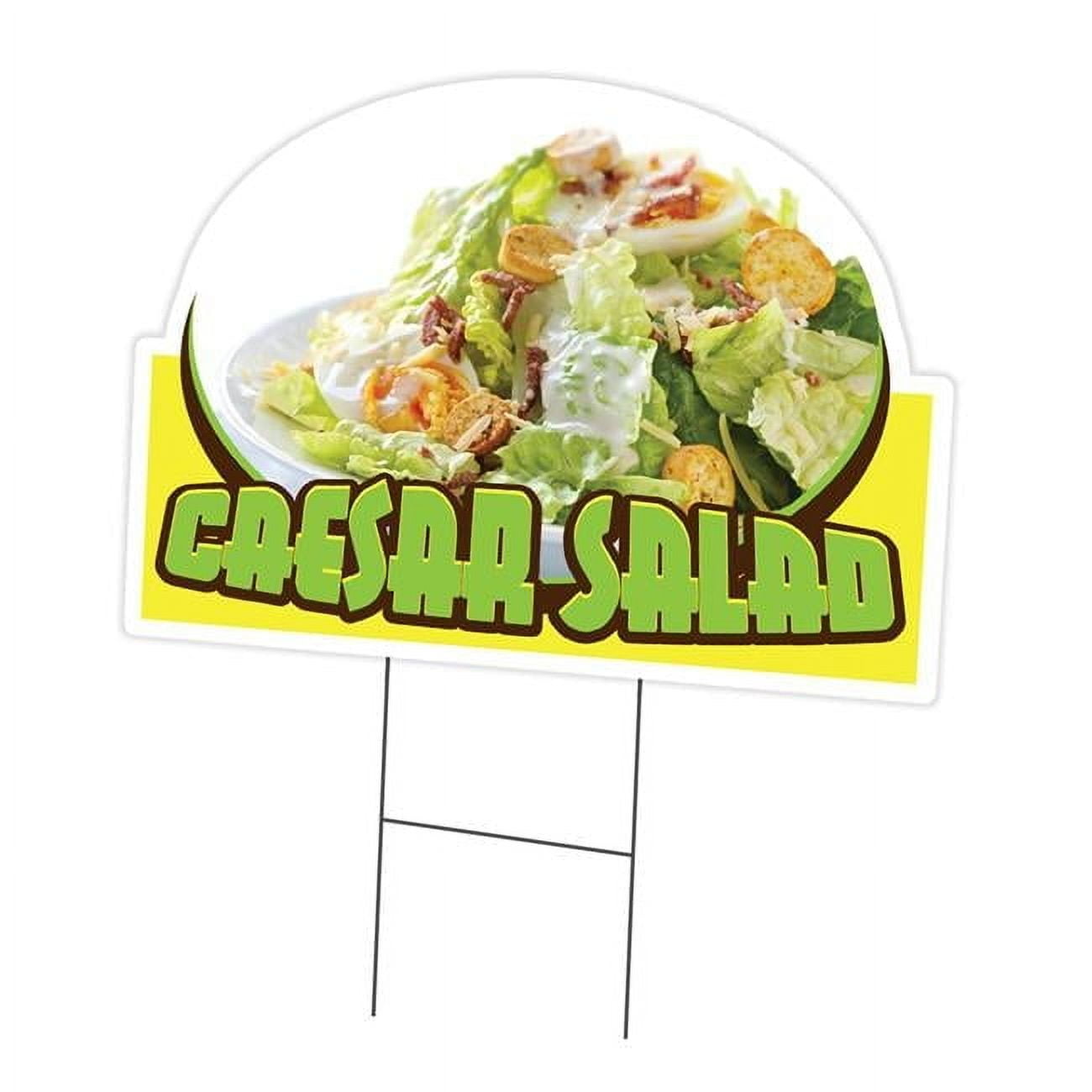 SignMission 12 x 16 in. Yard Sign & Stake - Caesar Salad - Walmart.com
