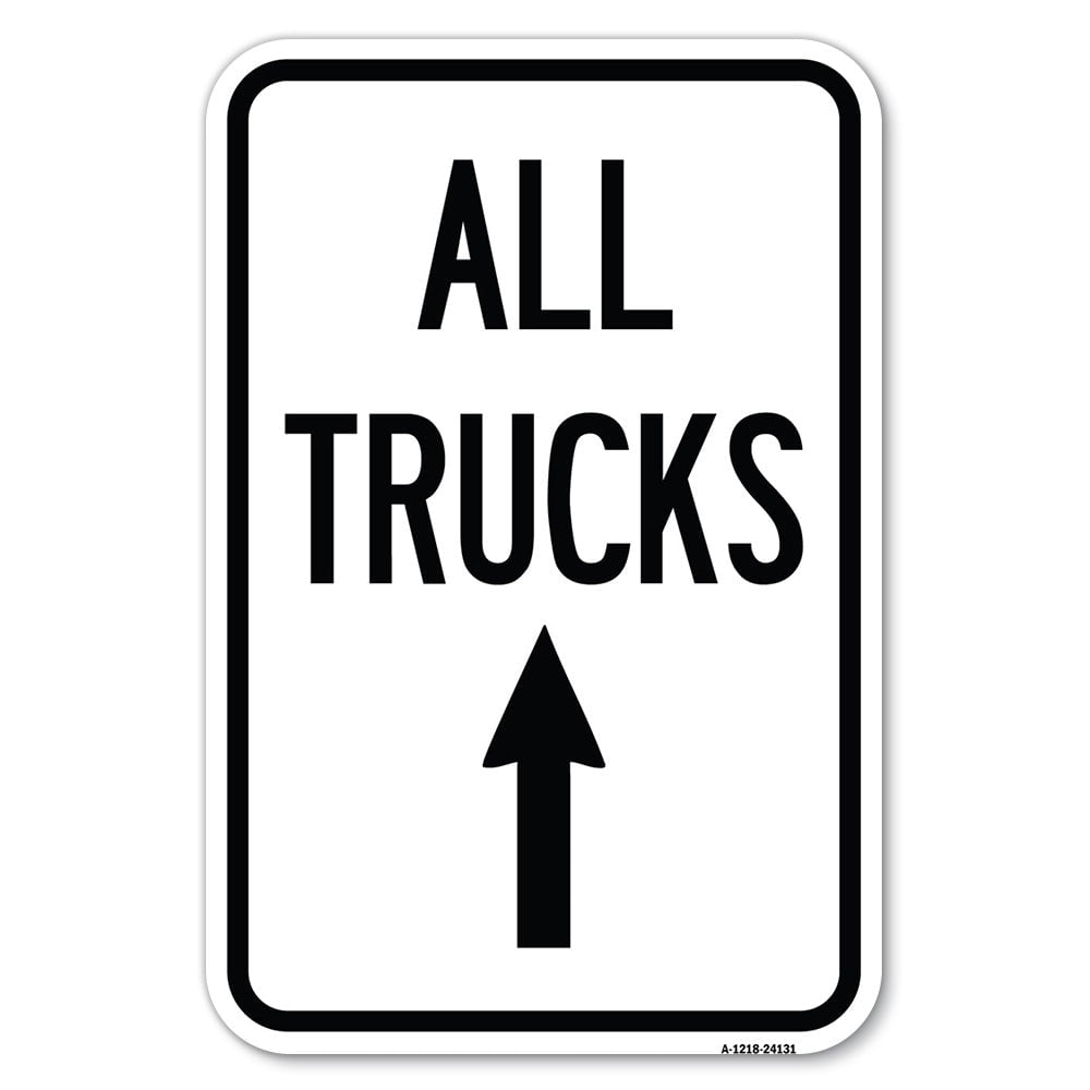 SignMission A-1218-24131 12 x 18 in. Aluminum Sign - Driveway Sign All ...