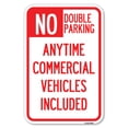 SignMission A-1218-23849 12 x 18 in. Aluminum Sign - No Double Parking ...