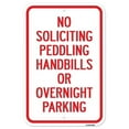 SignMission A-1218-24973 12 x 18 in. Aluminum Sign - No Soliciting ...