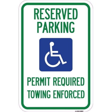 SignMission 12 x 18 in. Aluminum Sign - Reserved Do Not Think About ...