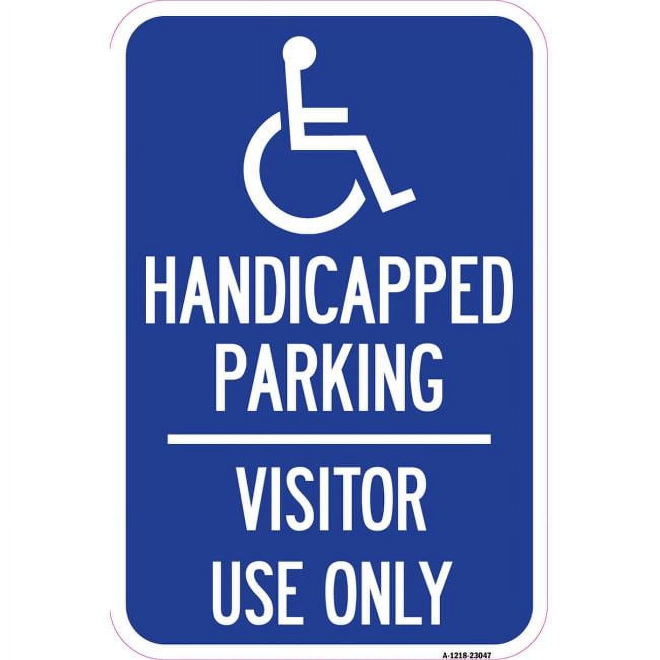 SignMission 12 x 18 in. Aluminum Sign - Reserved Parking Sign ...