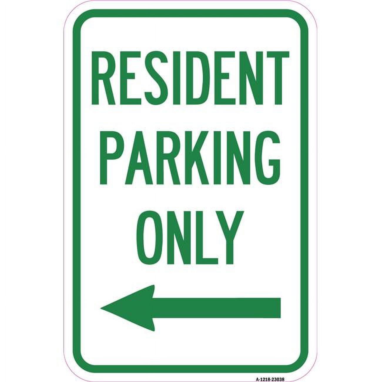 Parking Left Down Arrow Sign - Walmart.com